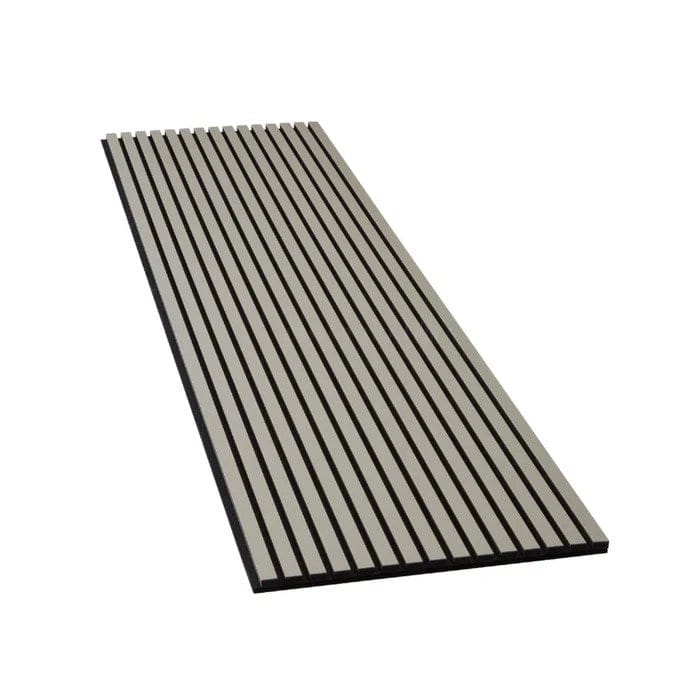 Akustisk panel, MDF, Unique Spot, grå, 2400 x 600 x 21 mm – Lix.as